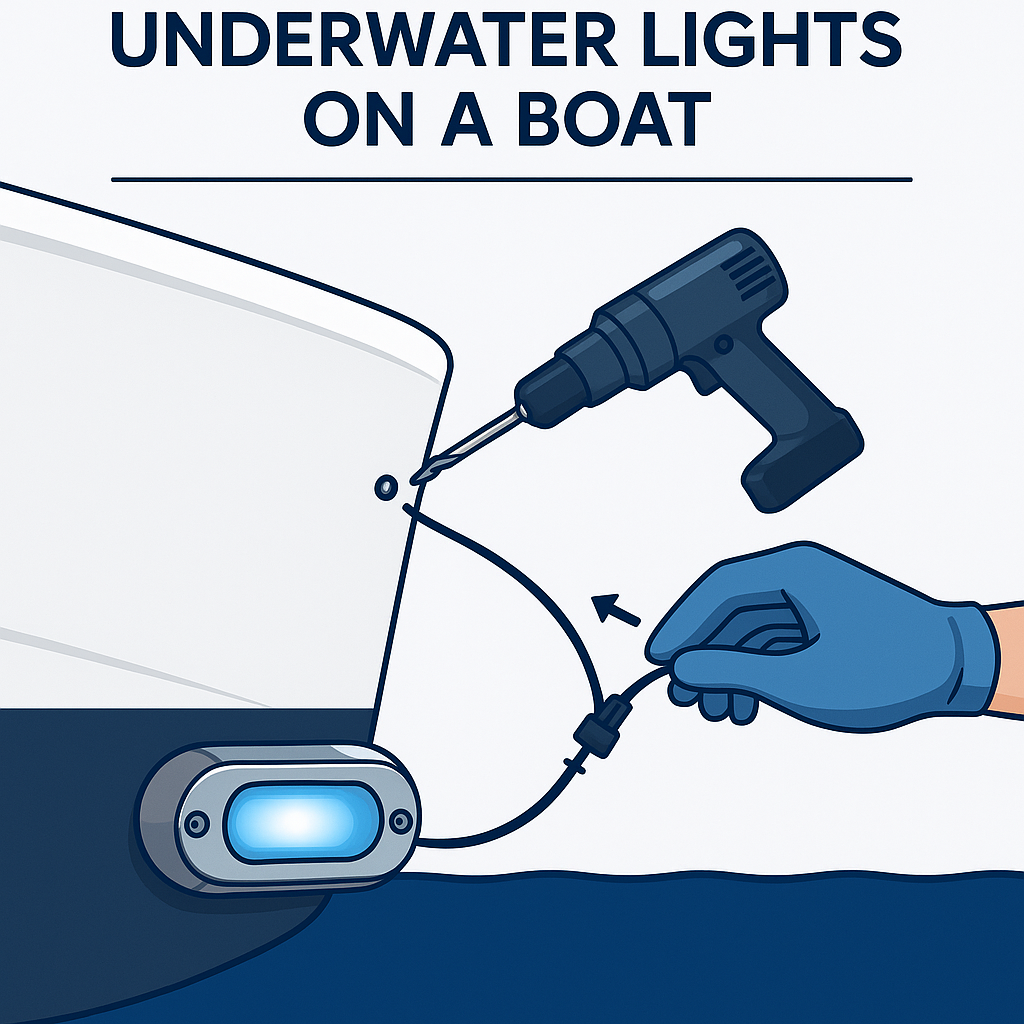 How to Install Underwater LED Boat Lights | Lumishore, Seavision