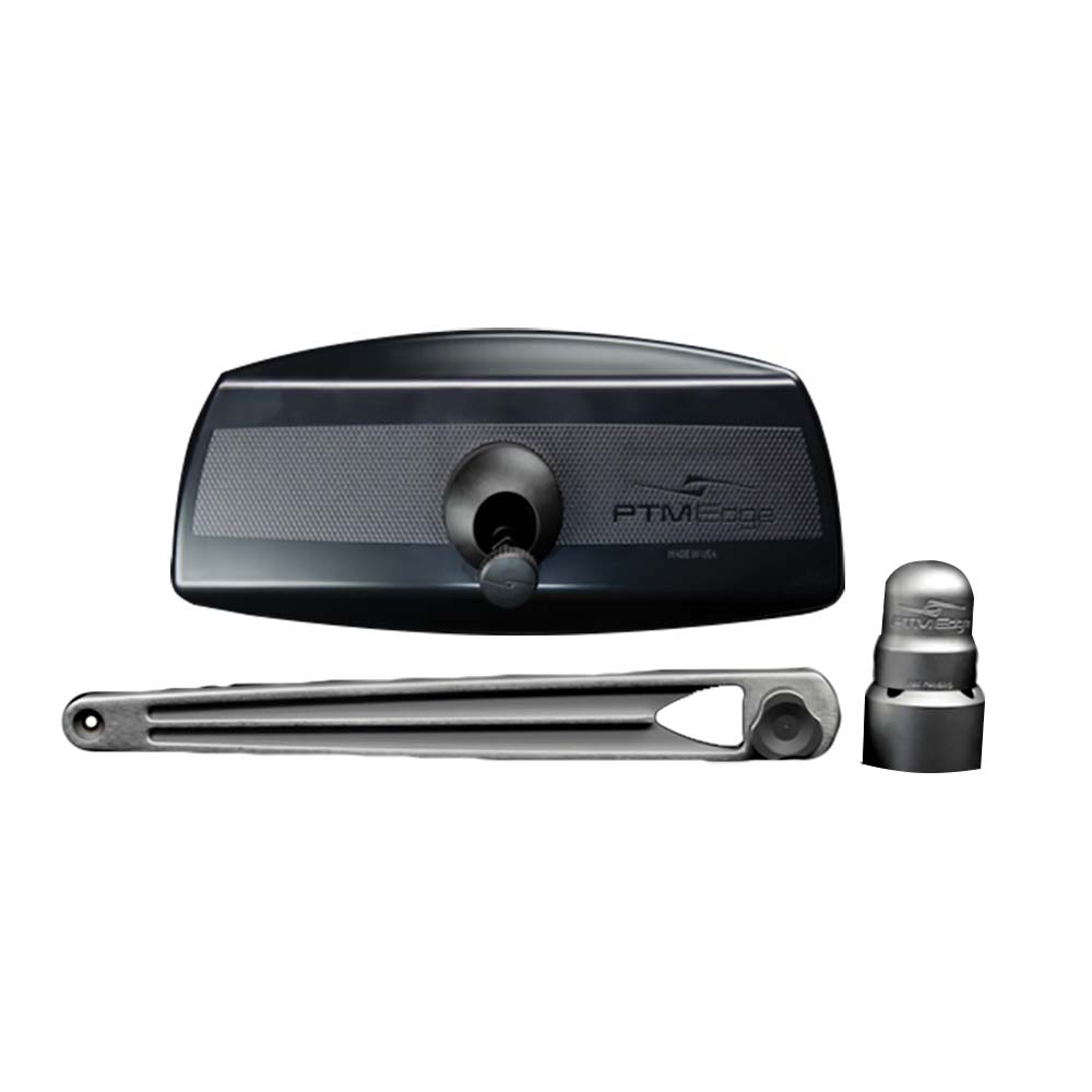 PTM Edge UCX-17 PRO Pontoon Mirror/Bracket Kit - Titanium Grey [P13157