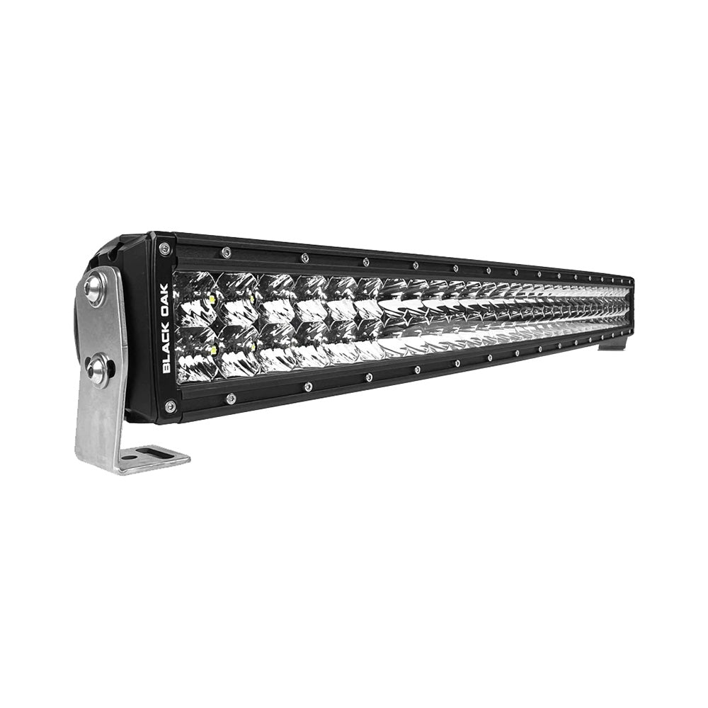 Black Oak Pro Series 30 Curved Double Row 30 LED Light Bar Combo Optics ...