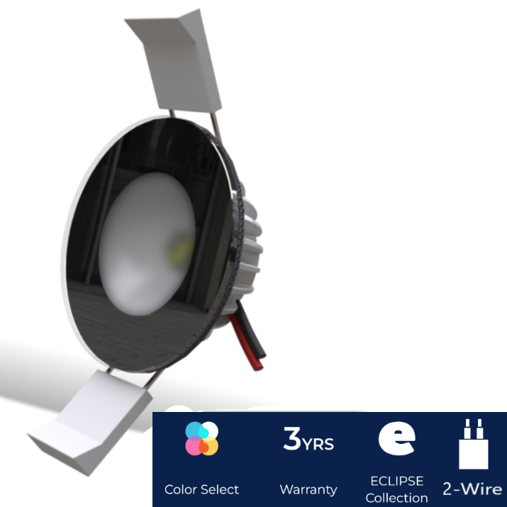 Lumishore ECLIPSE DL55 White RGB Downlight Black Finish 0100454100